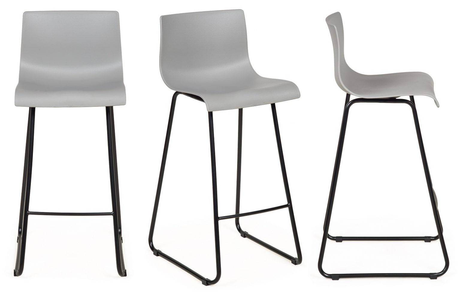 Plain Bar Stool – Grey