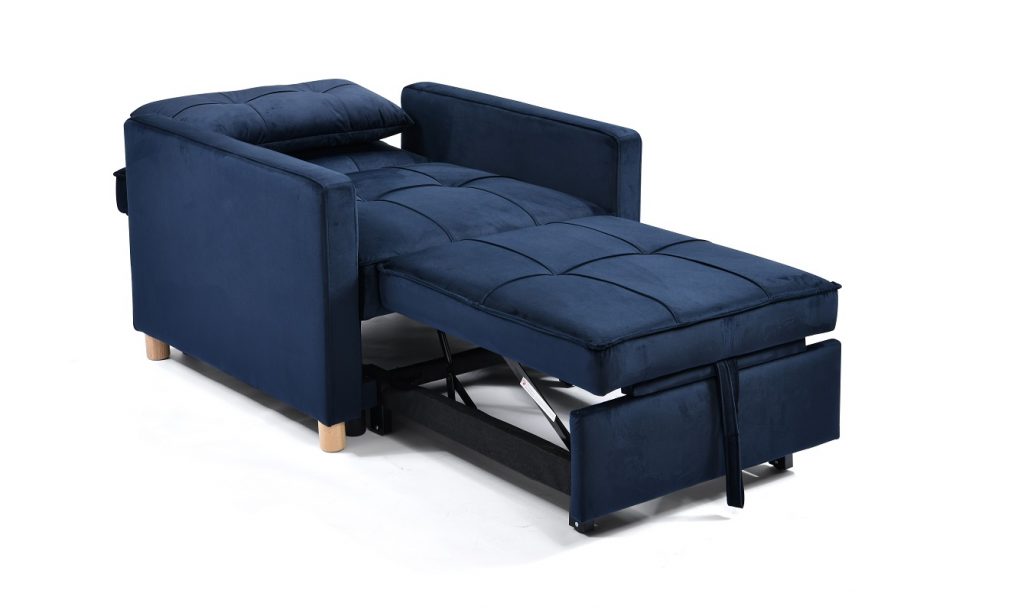 Sleeper Chair – Dark Blue